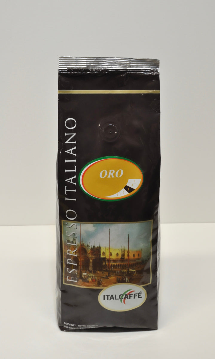 ESPRESSO ITALCAFFE ITALIANO ORO CAFÉ EN GRAIN 500GR – italcaffe
